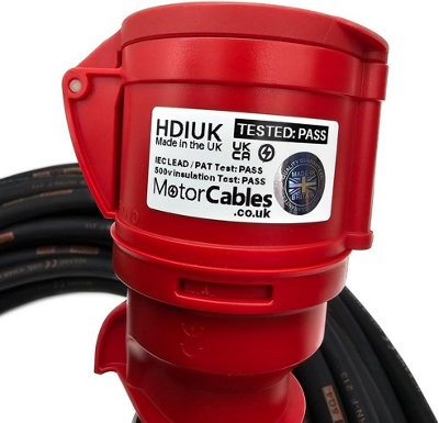 HDIUK - 415V 32 Amp 3-Phase Professional Extension Lead Featuring ...