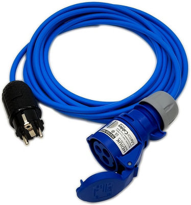 HDIUK Euro Schuko Plug to Ceeform 16A Socket Connector Extension Lead ...