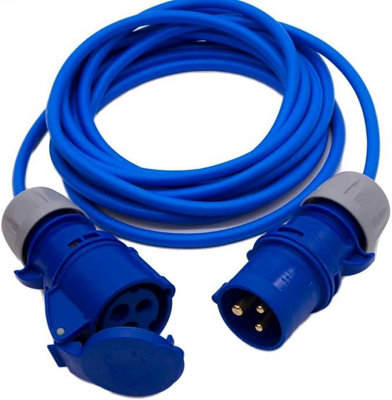 HDIUK - UK Made 10 Metres 16 Amp IP44 CEE Plug to Coupler Extension ...