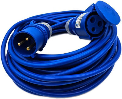 HDIUK - UK Made 25 Metres CEE 32 Amp Extension Lead Cable