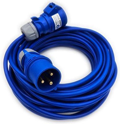 HDIUK - UK Made 25 Metres CEE 32 Amp Extension Lead Cable