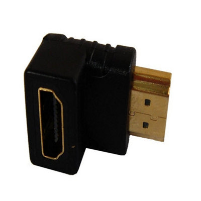 HDMI Male to Female Adaptor Right Angle 90 degree L shaped Connector ...