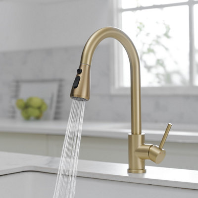 Heable Single Handle High Arc Commercial Kitchen Sink Mixer Tap With ...