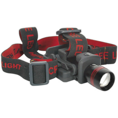 Head & Hat Torch - 3W CREE XPE LED - Adjustable Headband - Battery ...