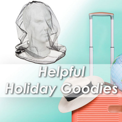 Head Mosquito Net Insect Repellentn Midge Extra Fine Holes Netting Black