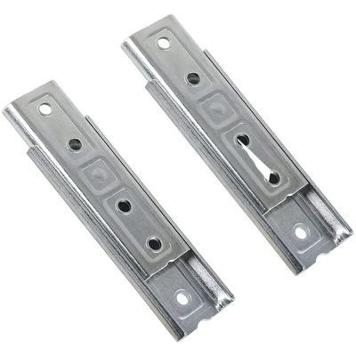 Headboard Mounting Brackets 2 Pairs 12cm Interlocking Hooks Wall Panel ...
