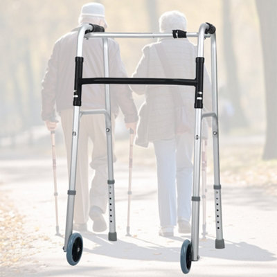 Healthcare Lightweight Aluminium Walker Mobility Aid Walking Frame with ...