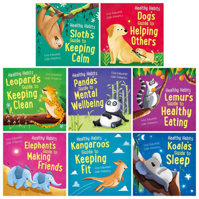 Healthy Habits Series 8 Books Collection Set by Lisa Edwards (Dogs ...