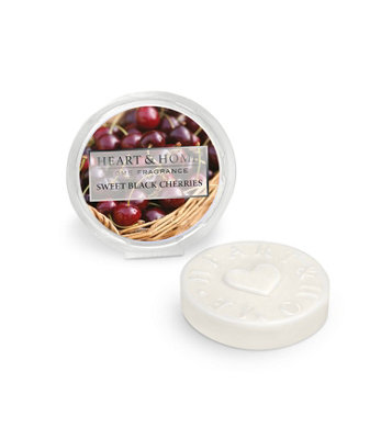 Heart and Home Sweet Black Cherries Soy Wax Melt - Up To 12 Hours Burn ...