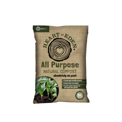 Heart of Eden All-Purpose Natural Compost - Peat Free 50L