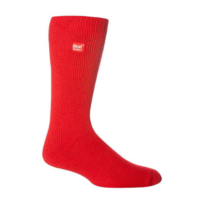 Heat Holders - Mens Original Thermal Socks 12-14 Red | DIY at B&Q