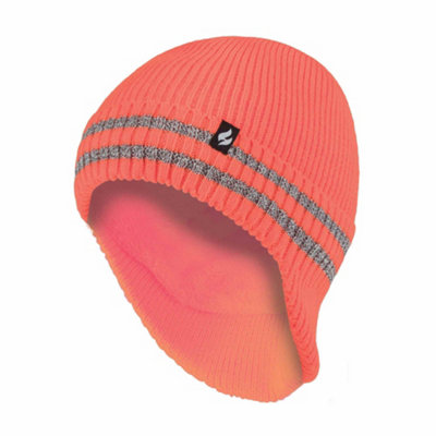 Heat Holders - Reflective Expedition Hat with Drop Neck Orange | DIY at B&Q