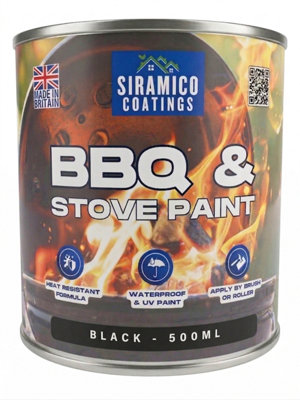 Heat Proof BBQ, Chiminea, Smoker & Stove Paint - High Temperature Paint ...