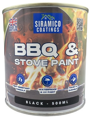 Heat Proof BBQ, Chiminea, Smoker & Stove Paint - High Temperature Paint ...