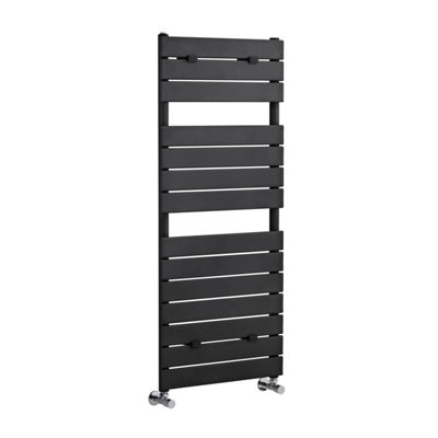 Heated Towel Rail with 14 Flat Panels - 2014 BTU - 1213mm x 500mm ...