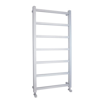 Heated Vertical Towel Rail with Square Tubes - 1200mm x 600mm - 864 BTU ...