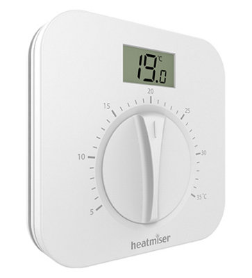 Heatmiser DS1-L Central Heating Dial Thermostat