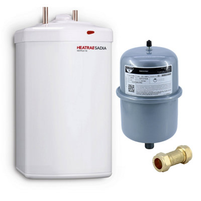 HEATRAE SADIA - HOTFLO 10 LITRE INSTANT WATER HEATER 50148 & UNVENTED ...