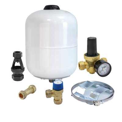 Heatrae Sadia Multipoint, 8 Litre Potable Expansion Vessel Kit (Kit A B ...