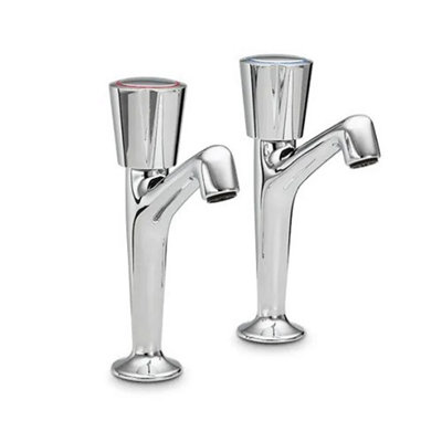 Heatrae Sadia Pack R Chrome Pillar Taps 95970516