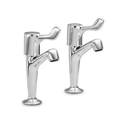 Heatrae Sadia Pack W Short Lever Pillar Taps 95970318