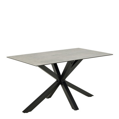 Heaven Dining Table with Ceramic Grey (L) 135cm Seats up to 4