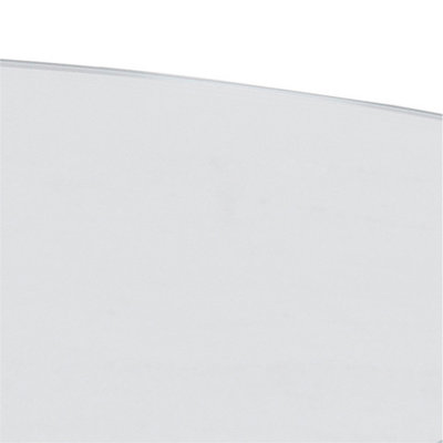 Heaven Round Coffee Table with Glass Top and Chrome Legs