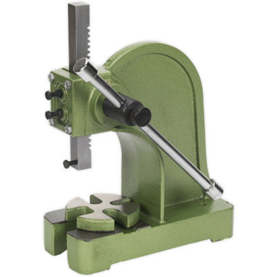 Heavy-Duty 0.5 Tonne Arbor Press with 4-Position Table and 90mm Throat ...