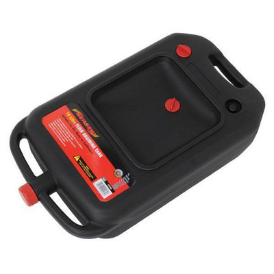 HEAVY DUTY 10 LITRE 10L CAR VAN OIL WATER DRAIN DRAINING FLUID TANK ...