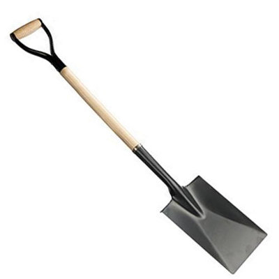 Heavy Duty 1100mm Square Digging Spade PYD Handle Landscaping Gardening ...
