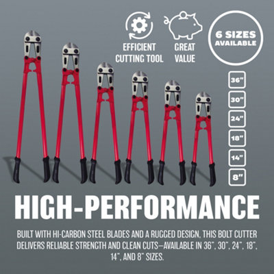 Heavy Duty 18" 450Mm Carbon Steel Bolt Cutter Wire Cable Cutters ...