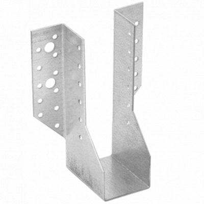 Heavy Duty 2mm Thick Galvanised Face Fix Joist Hanger 51x165mm