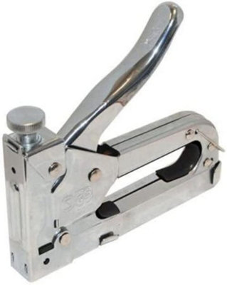 HEAVY DUTY 3 WAY STAPLE NAIL GUN STAPLER UPHOLSTERY WOOD WITH 1500 ...