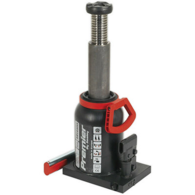 Heavy-Duty 30 Tonne Steel Bottle Jack with Telescopic Pump Handle ...