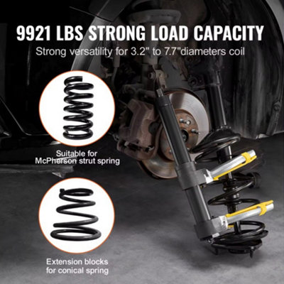 Heavy Duty 4500kg Coil Spring Strut Compressor Kit for Suspension ...