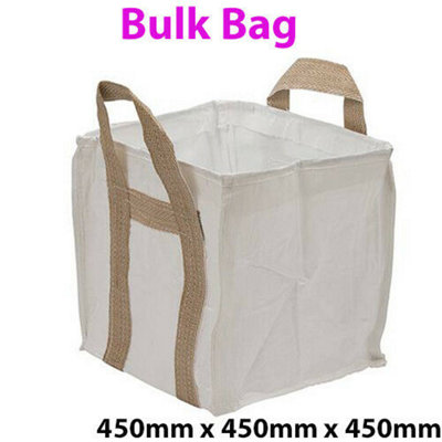 Heavy Duty 450mm x 450mm Sack Carrying Handles Rubble Logs Garden Waste ...