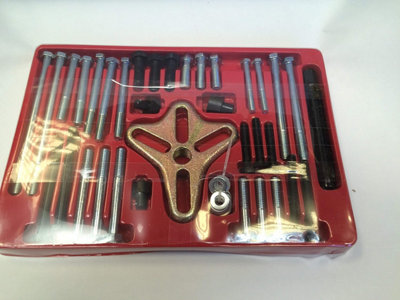 Heavy Duty 46 Pc Harmonic Puller Set Steering Wheel/Crankshaft Balance Puller Gear Flywheels ...