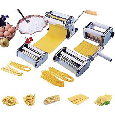 Heavy Duty 5 in 1 Stainless Steel Professional Fresh Pasta Maker | DIY ...