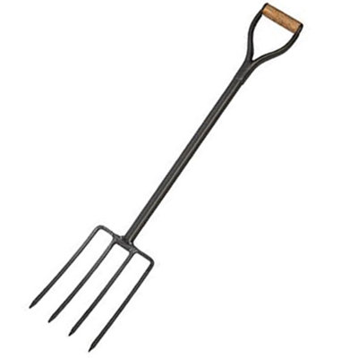 Buy Heavy Duty 990mm Digging 4 Prong Fork MYD Handle Muck Plant Garden ...