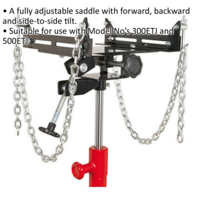 Heavy-Duty Adjustable Vertical Car Gearbox Support Hoist Holder - 500KG ...