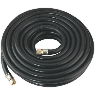 Heavy Duty Air Hose with 1/4 Inch BSP Unions - 10 Metre Length - 8mm ...