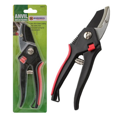 Heavy Duty Anvil Secateurs Gardening Garden Plant Cutter Hand Tool