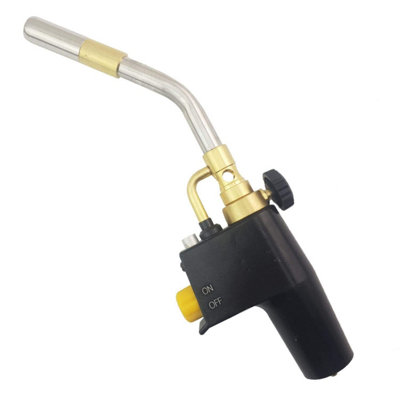 Heavy Duty Brazing Blow Torch With Piezo Ignition - Solid Die Cast Torch Body, Fine Filtered Jet ...