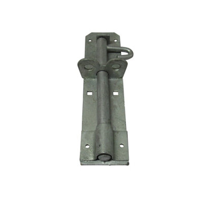 Heavy Duty Brenton Gate Bolt Galvanised 6" (Sliding Pad Lock Latch ...