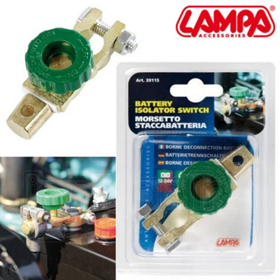 Heavy Duty Car Battery Isolator Switch Terminal Quick Cut-Off ...