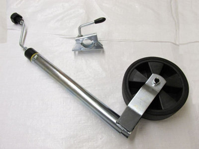 Heavy Duty Caravan Jockey Wheel & Clamp 48MM (Nose Weight Gauge Trailer ...