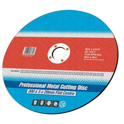 Heavy Duty Cutting Discs - 230mm x 3mm x 22.2mm - Angle Grinder Flat ...