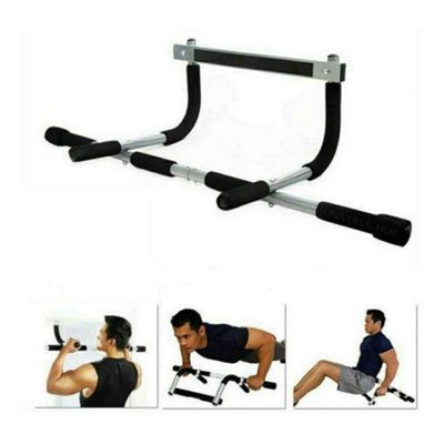 Heavy Duty Doorway Upper Body Fitness Workout Bar for Home Gym | DIY at B&Q