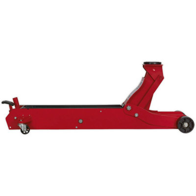 HEAVY-DUTY EUROPEAN STYLE TROLLEY JACK WITH 10 TONNE CAPACITY AND FOOT ...