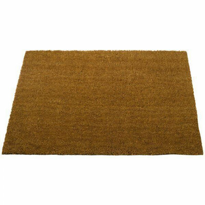 Heavy Duty Extra Large Plain Natural Coir Door Mat Entrance Floor ...